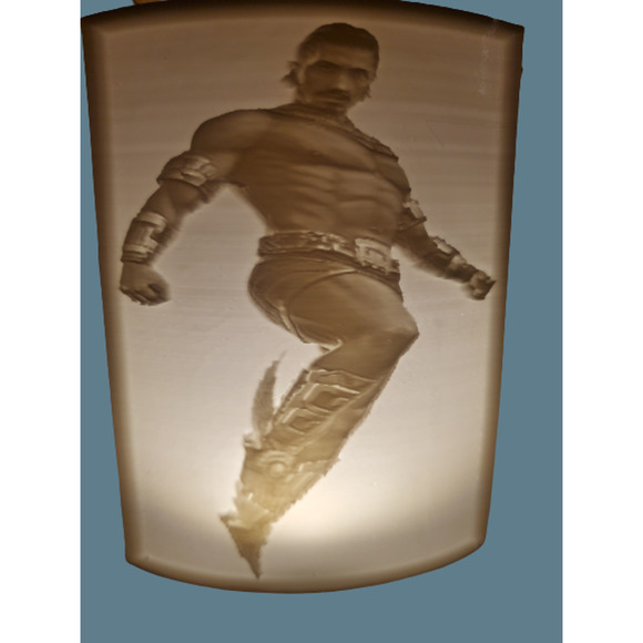 Bama3D | Accents | Namor Submariner Cool 3d Printed Lithophane Night ...